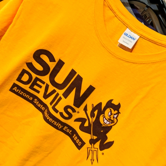 Gildan | Shirts | Nwt Asu Sundevil Tee Shirt | Poshmark